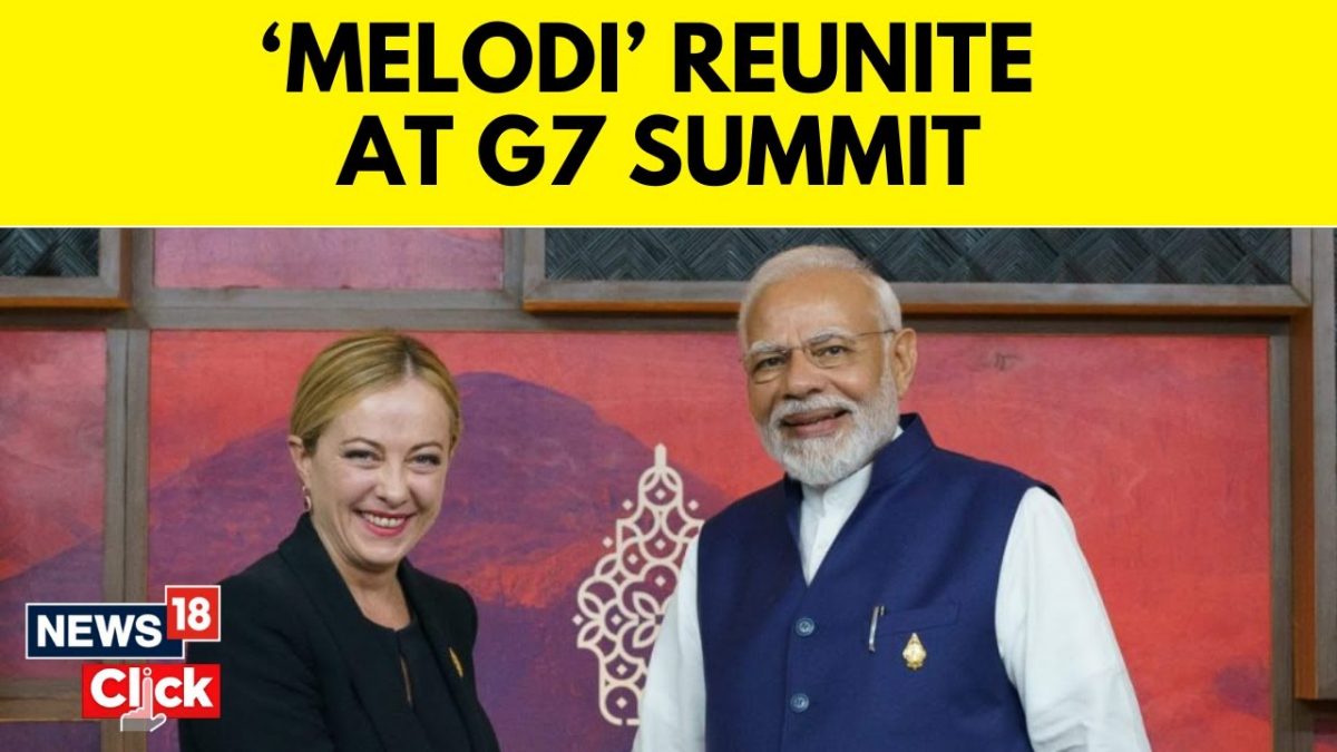 PM Modi Meets Italian PM Georgia Meloni At G7 Summit Canada | PM Modi ...