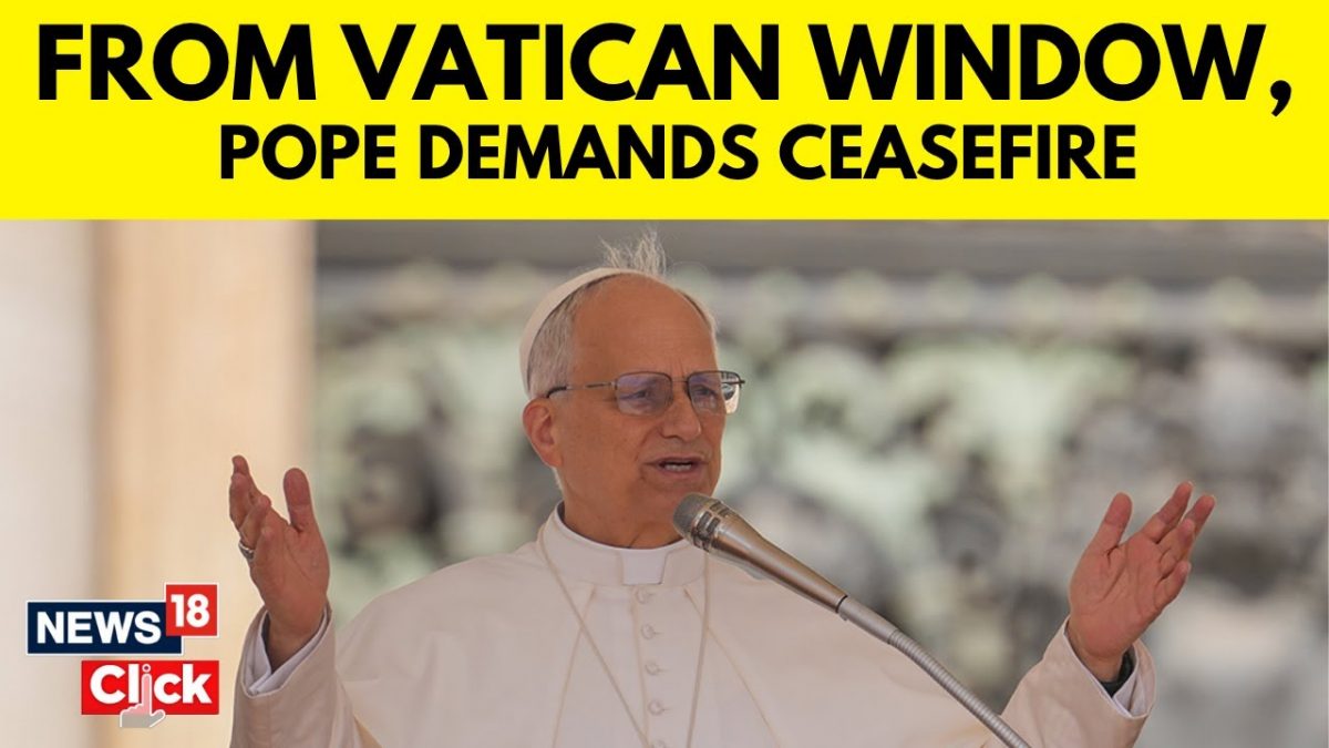 YT VOD POPE LEO INVOKES PEACE FOR THE MIDDLE EAST IN SUNDAY PRAYER ...