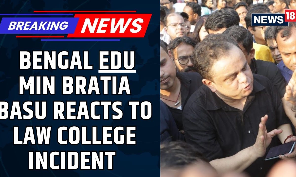 West Bengal: Education Minister Bratia Basu Reacts to Law College Incident | Kolkata Student ...