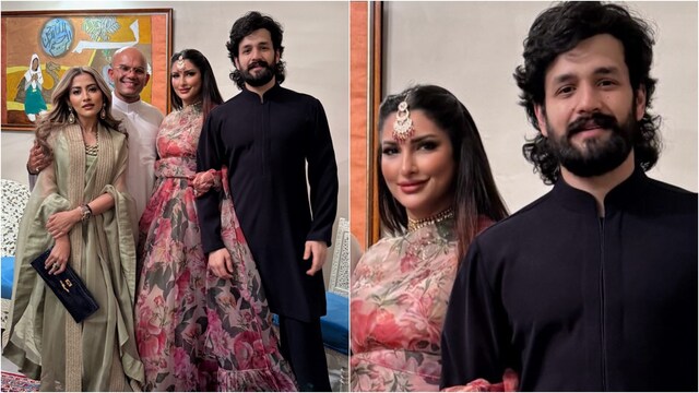 Akhil Akkineni And Zainab Ravdjee Photos: Akhil, Zainab Steal Spotlight ...