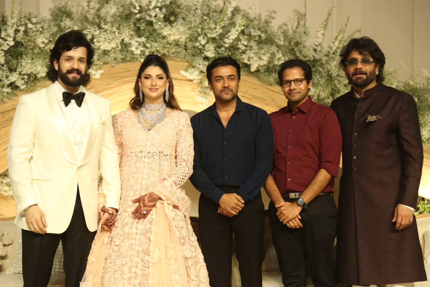Akhil Akkineni-Zainab Ravdjee Wedding Reception: Ram Charan, Mahesh ...