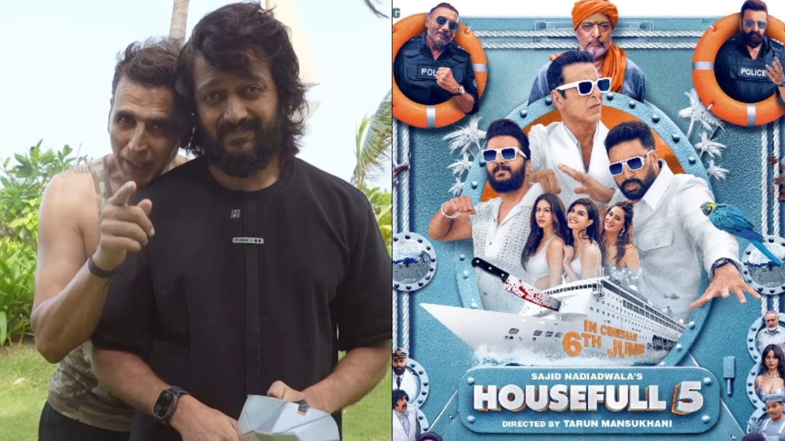 Akshay Kumar, Riteish Deshmukh Reveal Housefull 5 Will Have Two Climaxes; Fans React | Movies ...