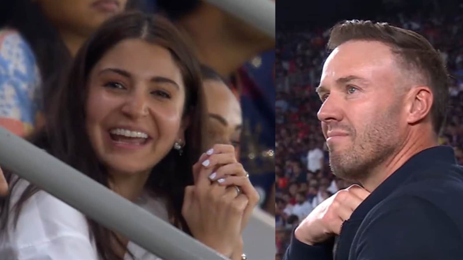 Watch: Anushka Sharma Joins 'ABD, ABD' Chants With Ahmedabad Crowd In IPL Final | Cricket News ...