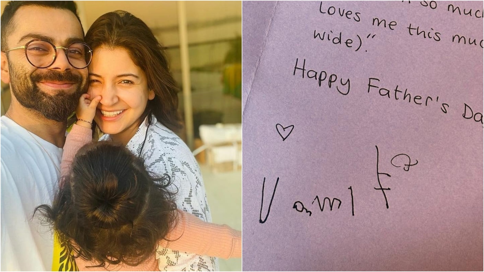 Anushka Sharma’s Father’s Day Post Includes Surprise From Vamika For ...