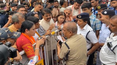 Fact-Finding Team Stopped From Visiting Kolkata Rape Site; BJP, CPI(M) Cadres Scuffle | Politics ...