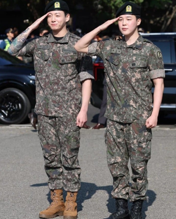 BTS Military Discharge Photos: BTS Stars Jimin And Jungkook Discharged ...