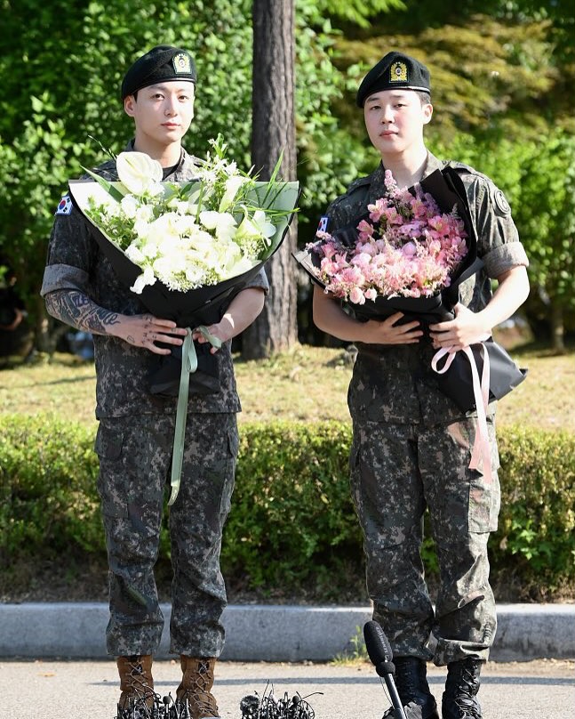 BTS Military Discharge Photos: BTS Stars Jimin And Jungkook Discharged From Mandatory Military ...