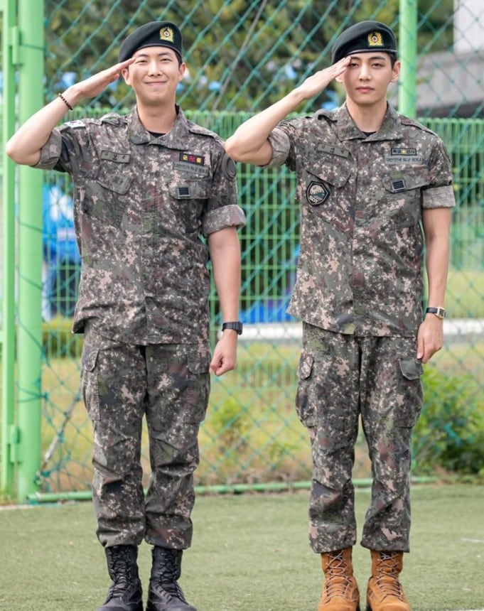 BTS Stars RM And V Celebrate Military Discharge, Reunite After Completing Compulsory Service