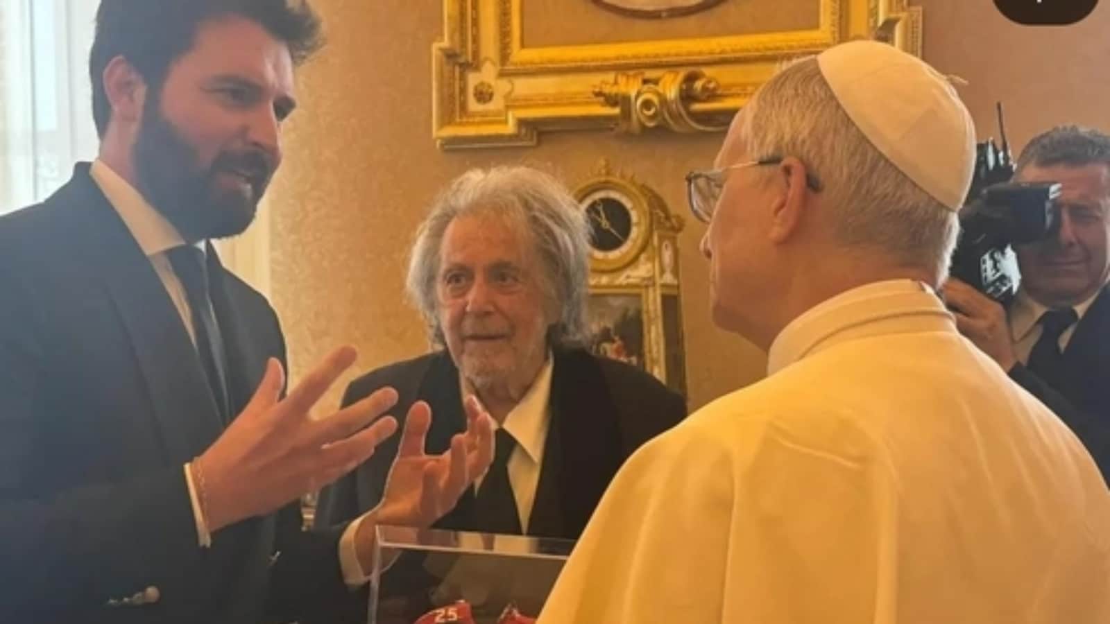 Al Pacino Makes History, Becomes First Movie Star To Meet Pope Leo XIV ...