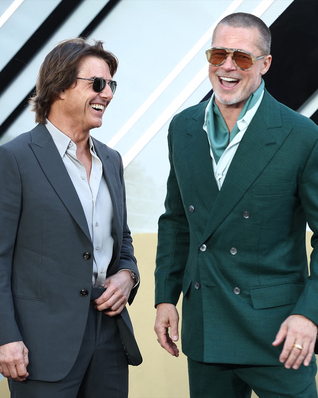 Brad Pitt And Tom Cruise Reunite At F1 Premiere In London After Over Two Decades