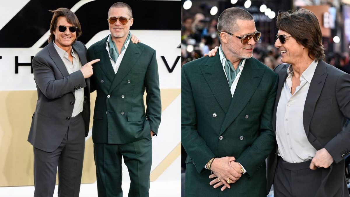Brad Pitt And Tom Cruise Reunite At F1 Premiere In London After Over ...