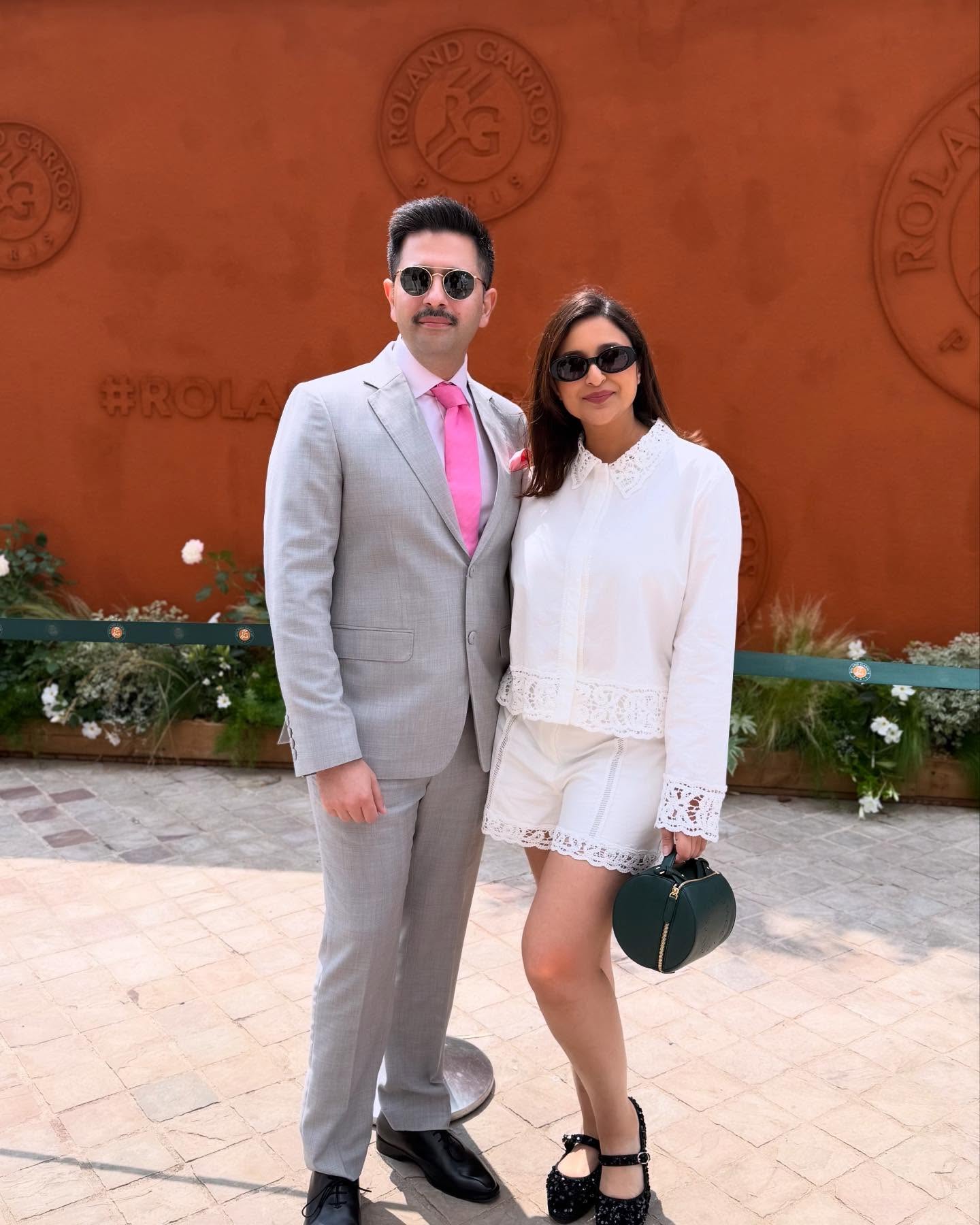 Parineeti Chopra, Raghav Chadha, Lily Collins, Spike Lee Attend 2025 French Open