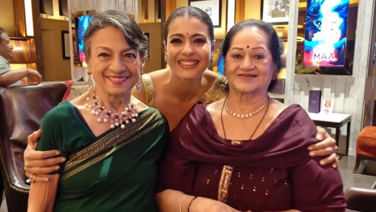 Kajol Shares Heartfelt Moments With Mom Tanuja And Mother-In-Law Veena ...