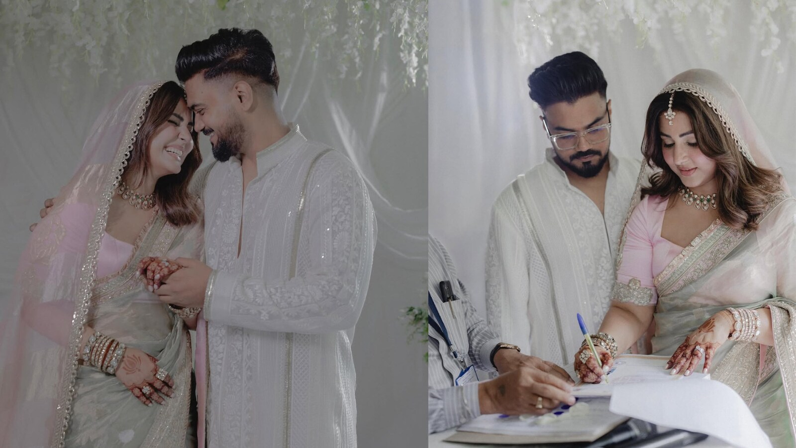 Hina Khan and Rocky Jaiswal Tie the Knot in Timeless Manish Malhotra ...