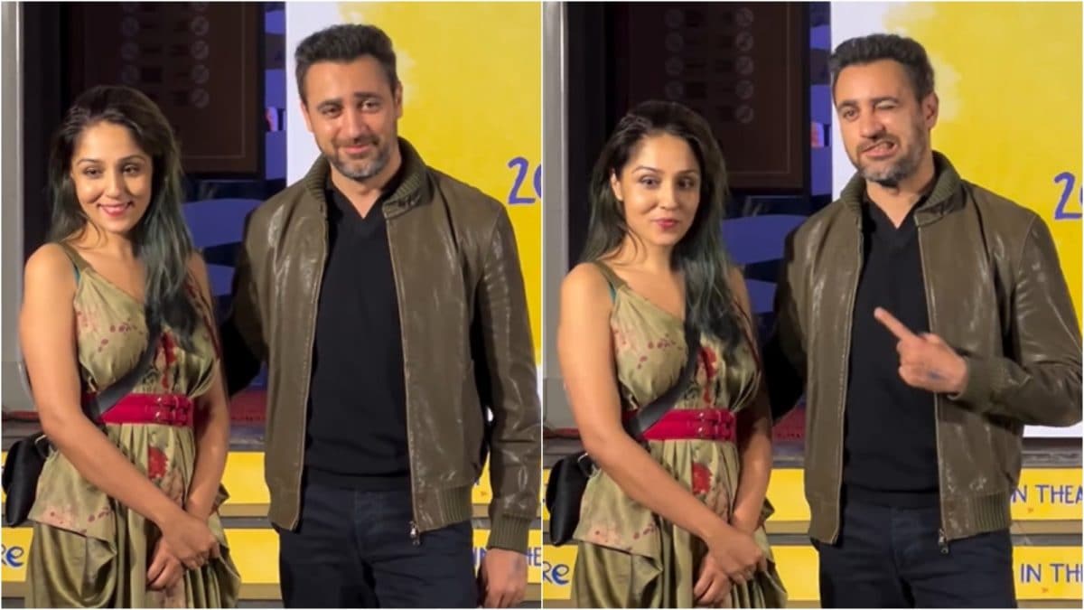 Imran Khan Makes RARE Appearance With GF Lekha Washington At Sitaare ...