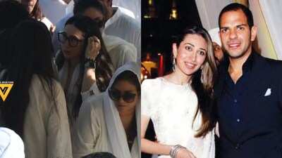 Karisma Kapoor Looks Devastated In Leaked Photo From Sunjay Kapur's Funeral | Bollywood News ...