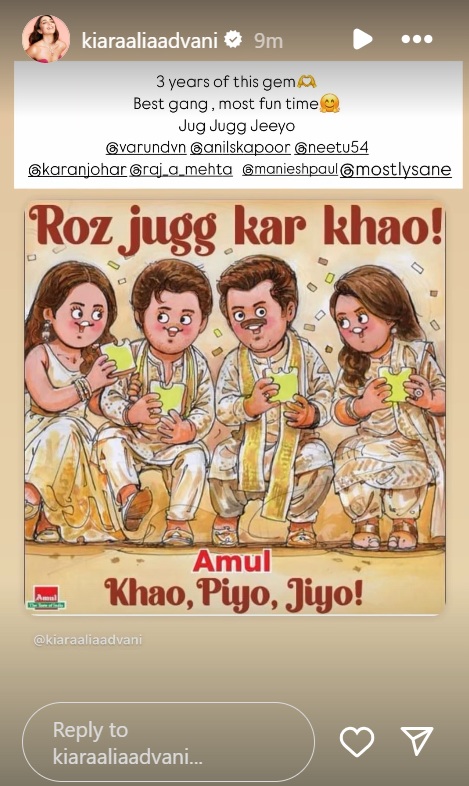 Kiara Advani Celebrates Three Years Of Jug Jugg Jeeyo, Calls The Cast ...
