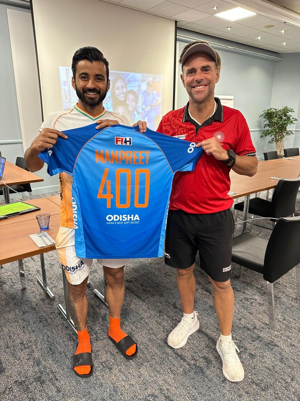 Manpreet Singh Makes Hockey History With 400 International Caps | Sports News - News18