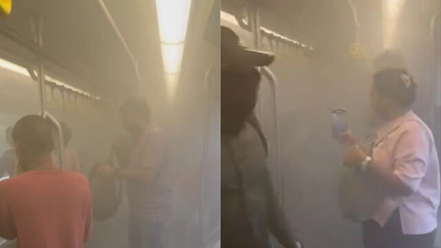 Chaos Inside Metro As Smoke Enters Train Due To Bus Fire At Mumbai’s ...