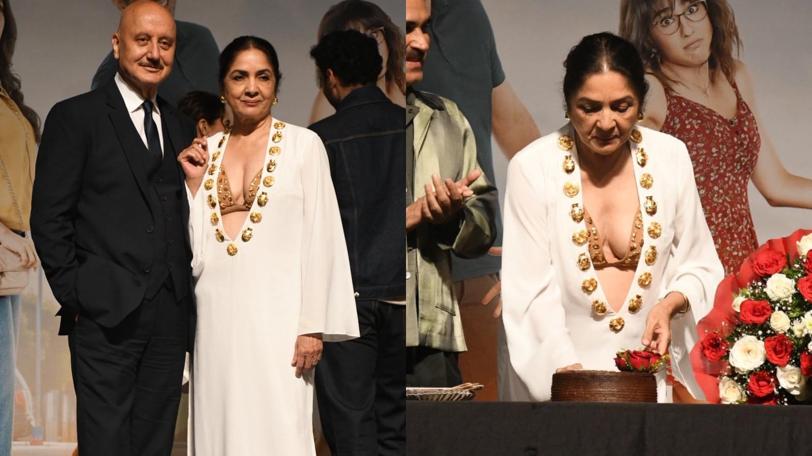 Neena Gupta Stuns In Gold ‘Biscuit Bra’ On 66th Birthday; Fans Defend ...