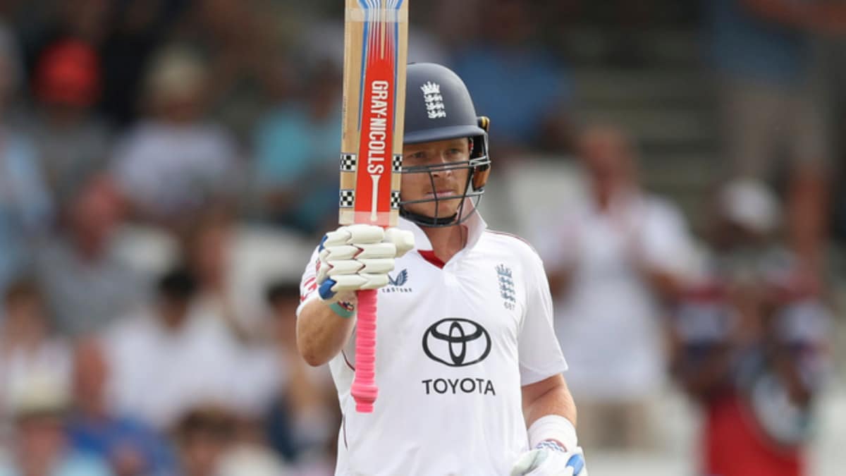 England's Ollie Pope Hits Second Hundred Against India, Ninth Overall ...