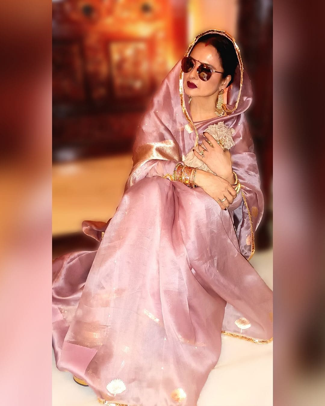 Decoding Legendary Actress Rekha's Best Saree Looks of 2025 So Far