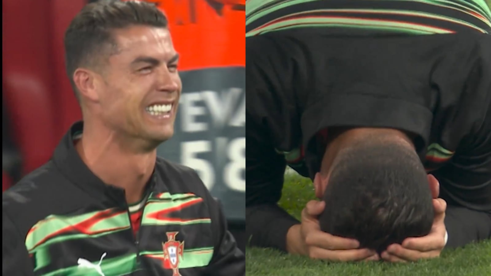 Watch: Ronaldo Drops To Floor, Cries Like A Child After Nations League ...