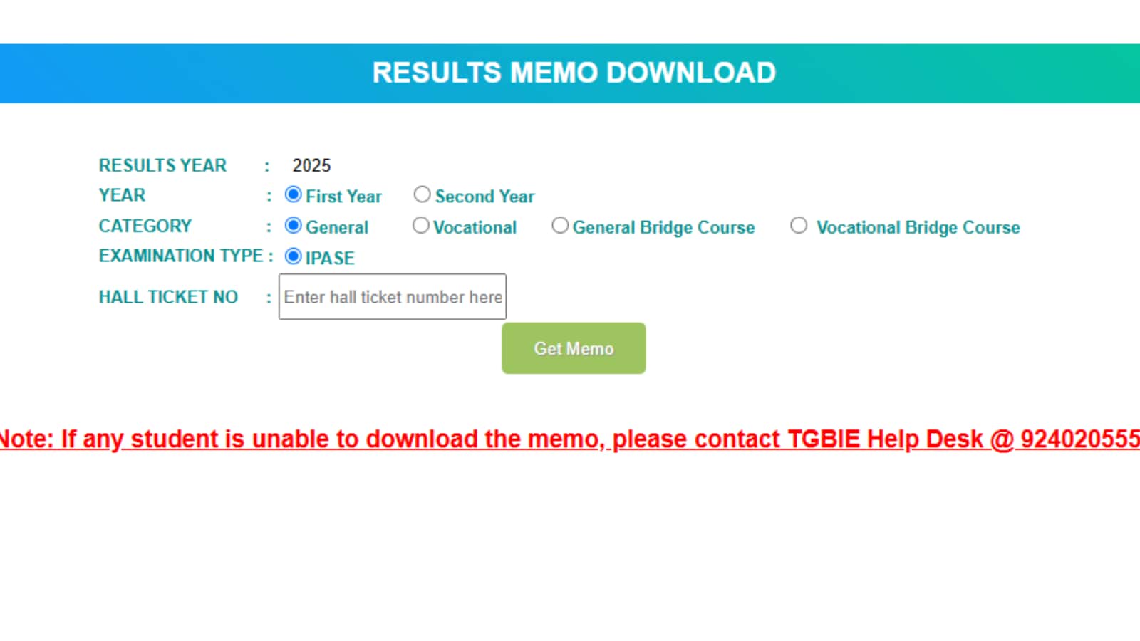 TS Inter Supplementary Results 2025 For 1st, 2nd Year Out At results ...