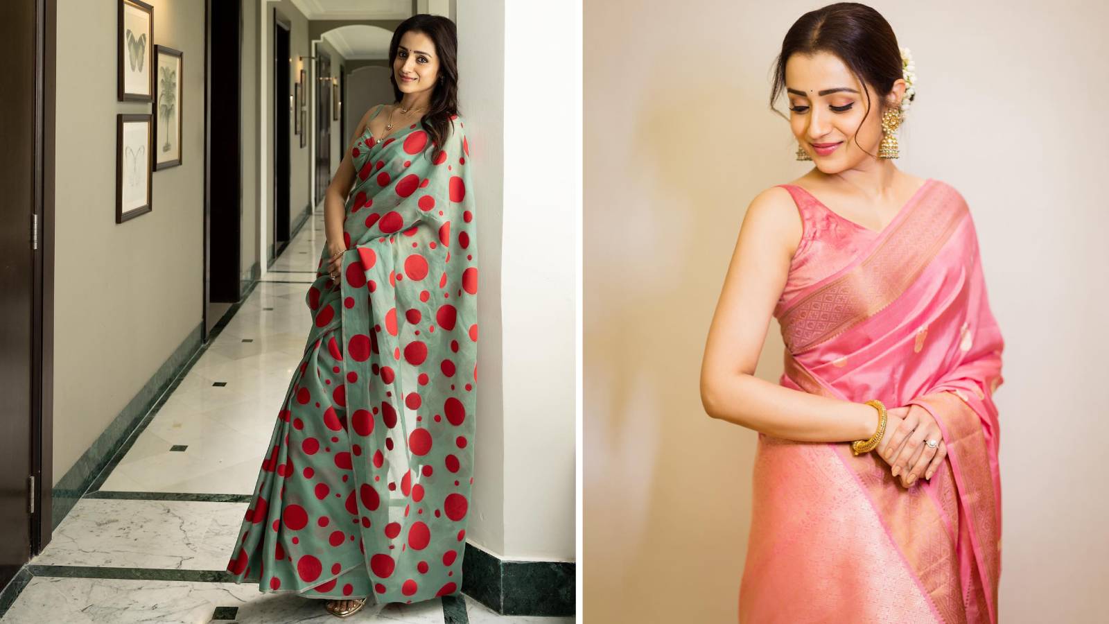 South Diva Trisha Krishnan Inspired Diwali Outfits For A Glam Festive Look
