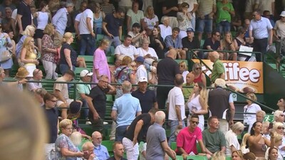 Halle Open: Fan Suffers Minor Injury As Advertisement Board Falls ...