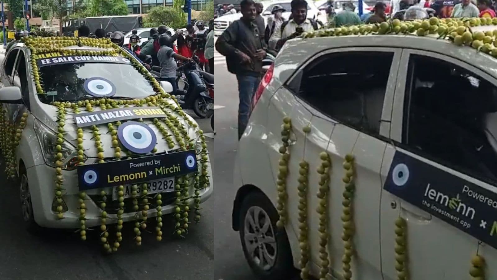 RCB Fans Bring Out The ‘Anti Nazar Squad’ Car To Break Spell Of IPL ...