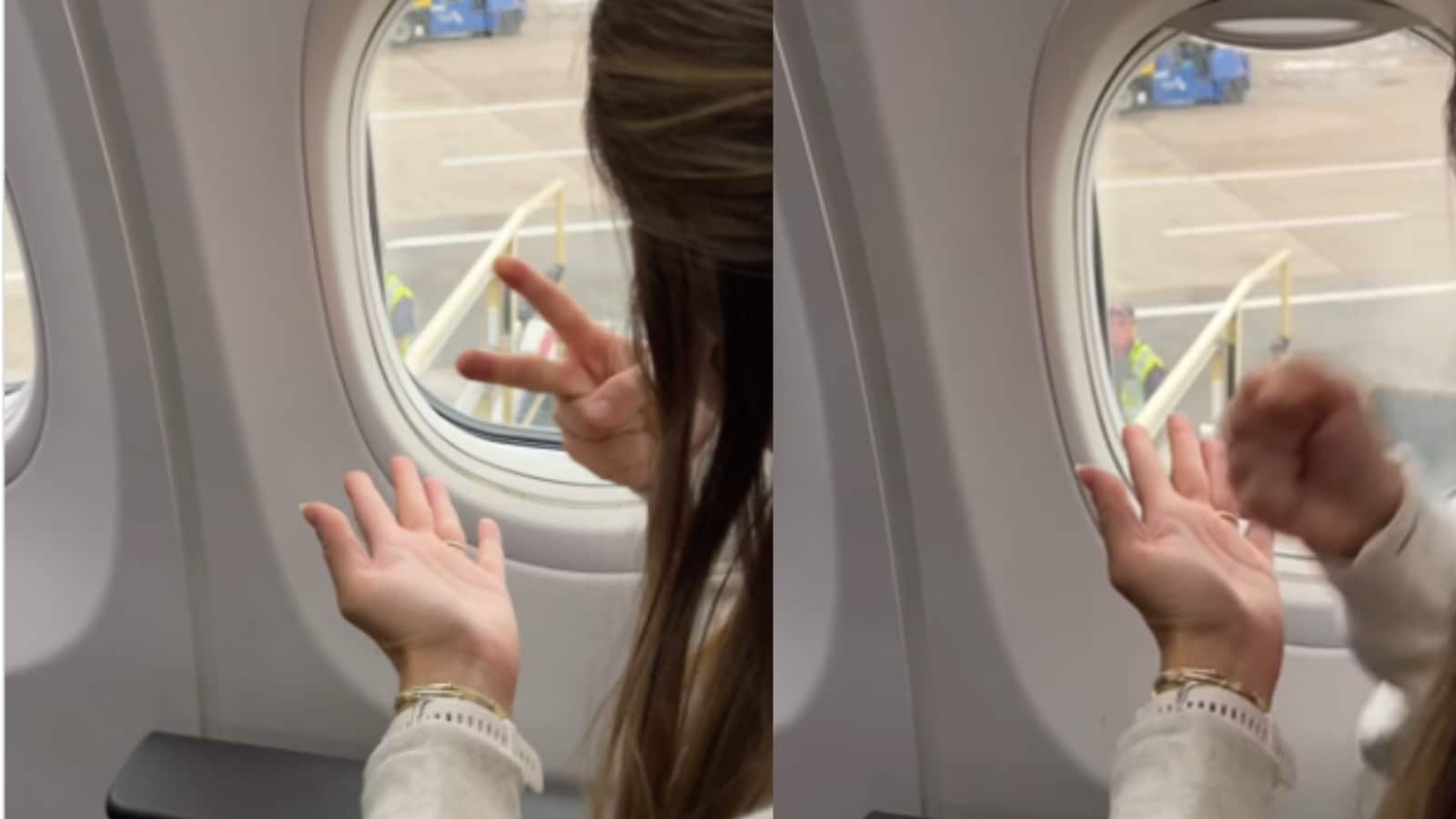 This Airport Worker Just Gave Us The Most Uplifting Flight Window ...