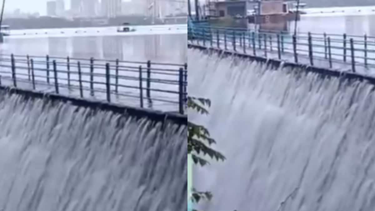 Monsoon Mayhem In Mumbai: Powai Lake Overflows As Rain Shows No Sign Of Mercy | Viral News - News18