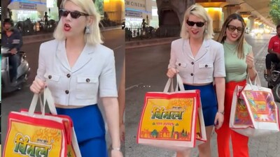 Not Gucci Or Prada, Foreigners Flex Vimal Bags In Style | WATCH | Viral News - News18