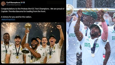 South African President Celebrates WTC Win: 'Proud Of Captain Temba ...