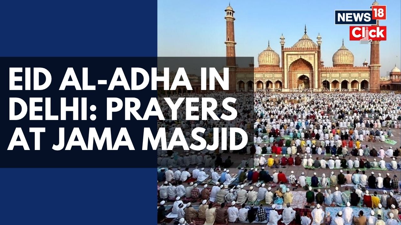 Thousands Gather At Jama Masjid To Celebrate Eid al-Adha With Devotion ...