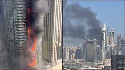 Mega Blaze Engulfs Dubai's 67-Storey Marina Skyscraper, Over 3,500 ...
