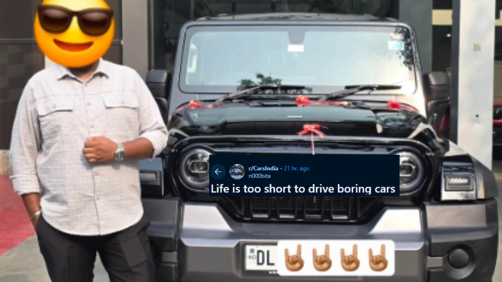 Indian Man Picks Mahindra Thar Over 'Boring Cars', Enthusiasts On Reddit Go Into Overdrive ...