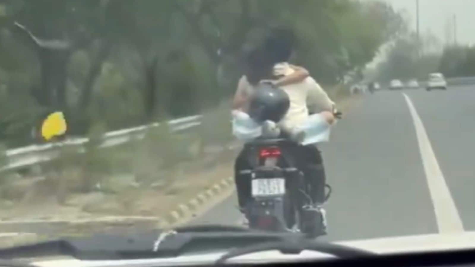 Biker Who Rode With Woman On Fuel Tank Fined Rs 53,000 After Viral ...