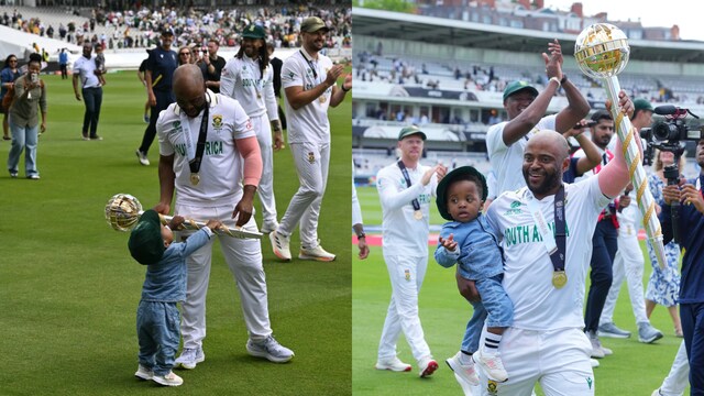 Temba Bavuma's Picture Celebrating World Test Championship Win With His ...