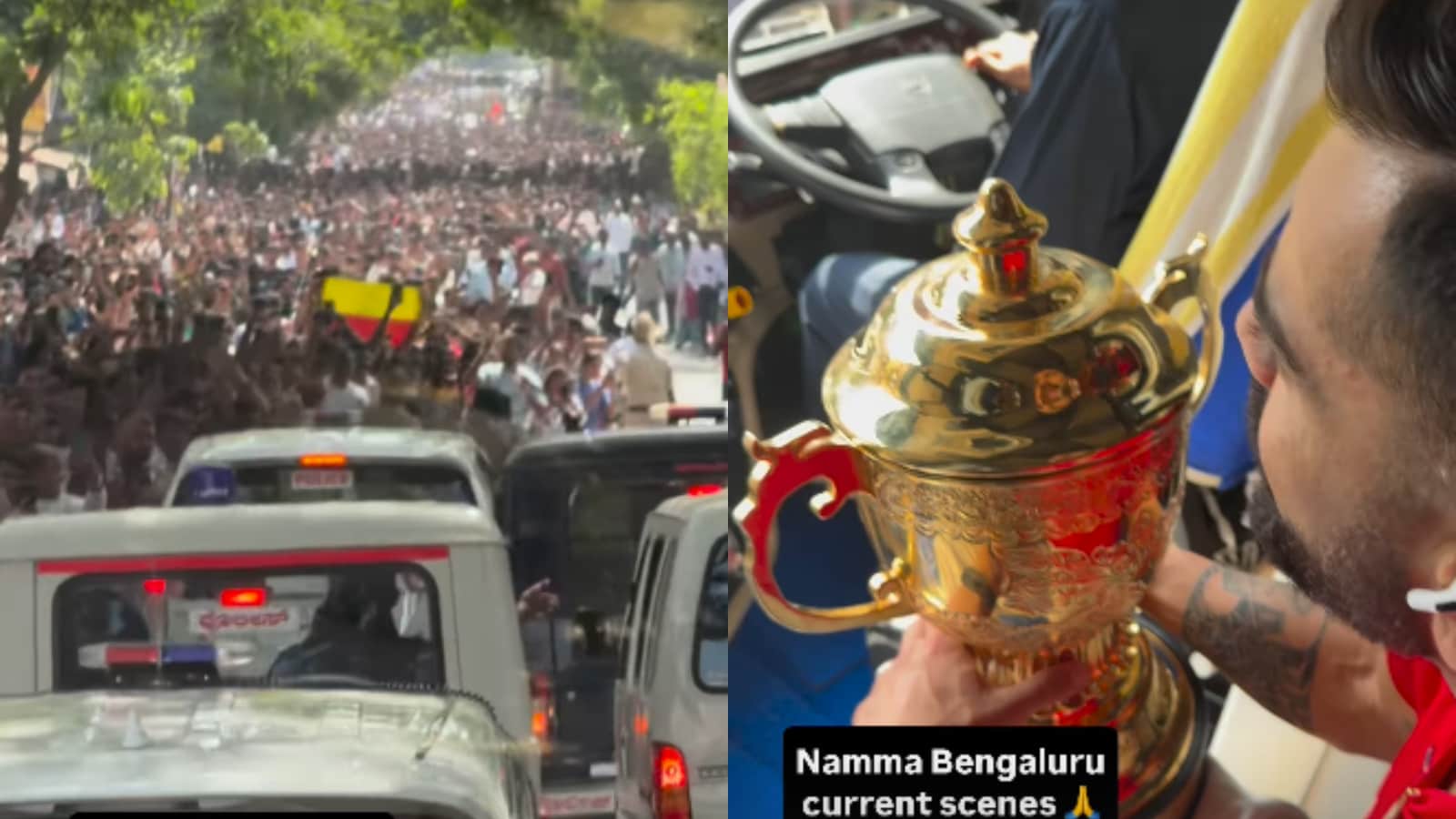 Rousing Reception For IPL Champions RCB In Bengaluru | Cricket News ...