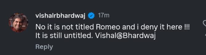 Fact Check: Is Vishal Bhardwaj And Shahid Kapoor’s Film Titled Romeo ...