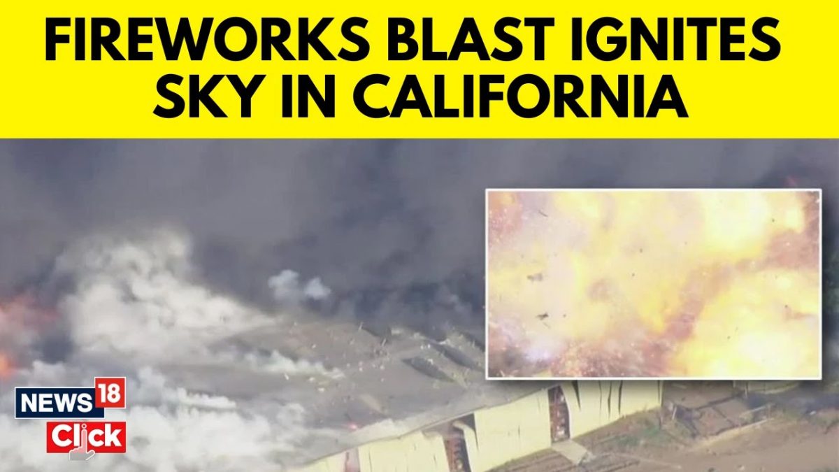 Massive Explosion At California Fireworks Warehouse Sends Fireball And ...