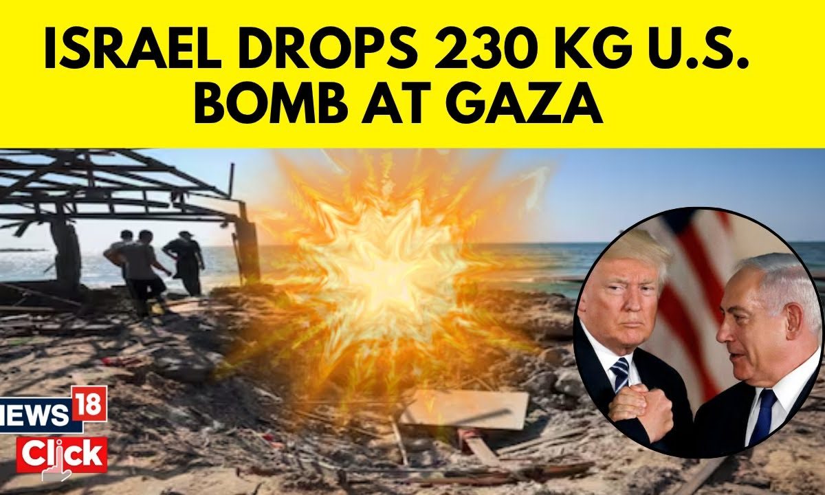Netanyahu Used A 230 Kg U.S-Made Bomb To Target Gaza Cafe | Iran vs ...