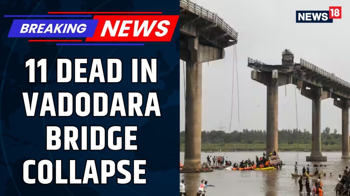 Gujarat Bridge Accident: Vadodara Bridge Collapse: Death Toll Rises To 11, Rescue Operation ...