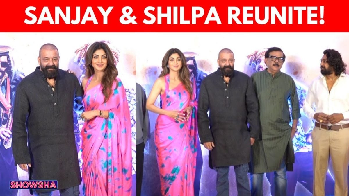 Sanjay Dutt & Shilpa Shetty Reunite For KD – The Devil's Trailer Launch ...