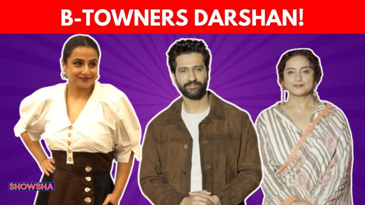 Vicky Kaushal, Vidya Balan, Divya Dutta Turn Heads In Effortless Glam ...