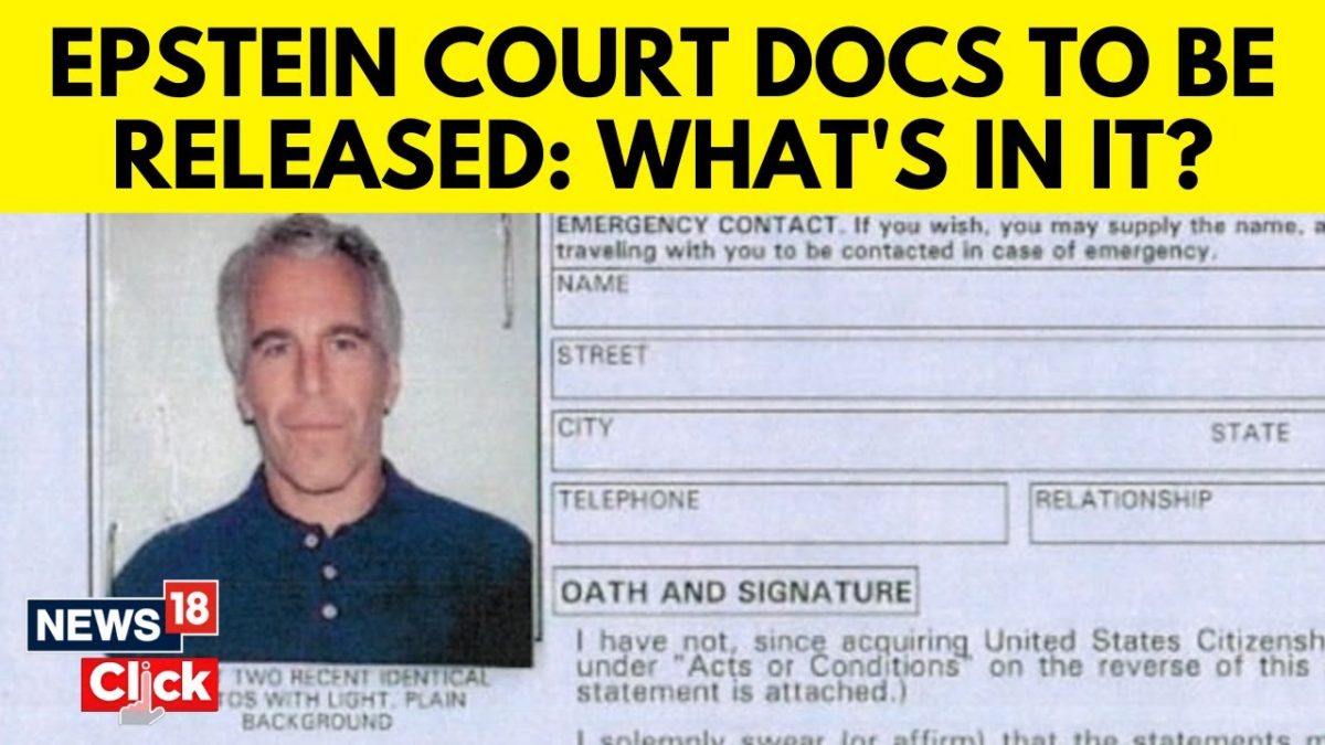 Epstein Files | Justice Dept. In Court For Epstein Grand Jury Files ...