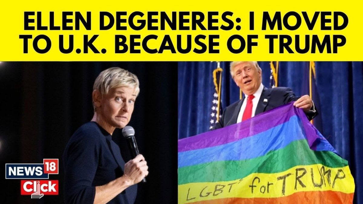 Ellen DeGeneres Confirms She Moved To UK Due To Donald Trump's Re ...