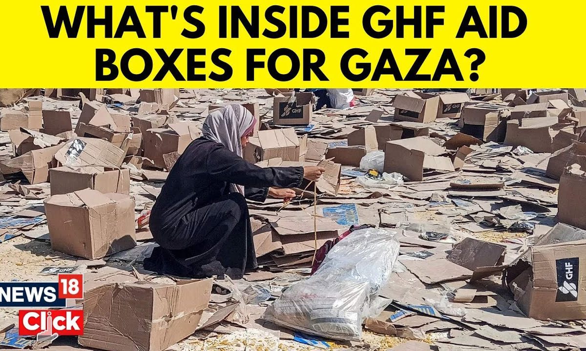 Israel Gaza War | What’s Inside GHF Aid Boxes in Gaza? | Israel Hamas ...